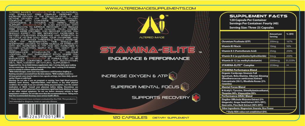 Altered Image Supplements – Altered Image Supplements